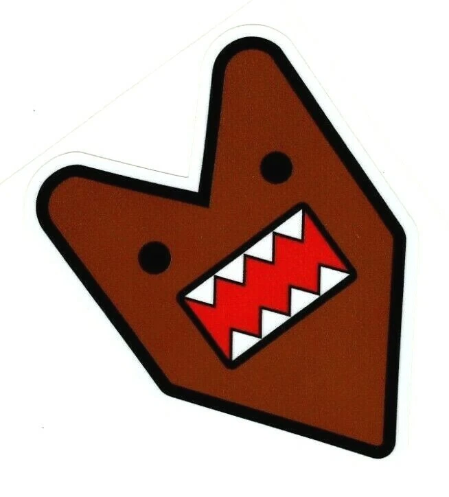 Jdm Aufkleber Domo Domo Peeking Monster Vinyl Decal Sticker Window Car