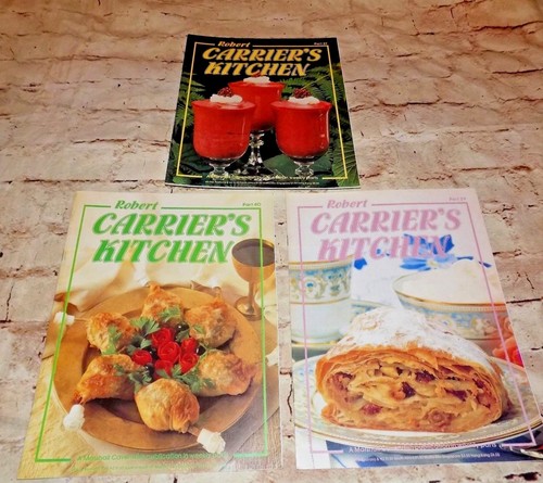3 Vintage 1980's Robert Carrier's Kitchen Recipe Cookbook Magazine # 37 ...