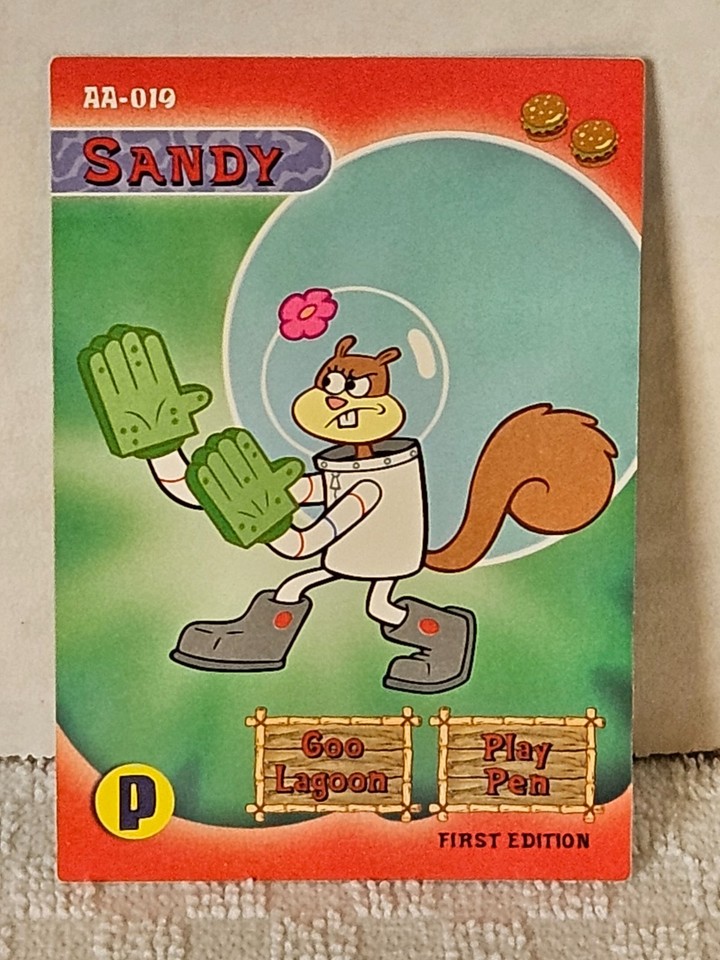 2003 UD SpongeBob SquarePants Trading Card Game Aquatic Amigos First ...