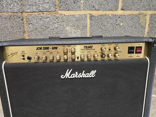 Marshall JCM2000 TSL602 Valve Amp Footswitch+Cover. Cheap Delivery in ...