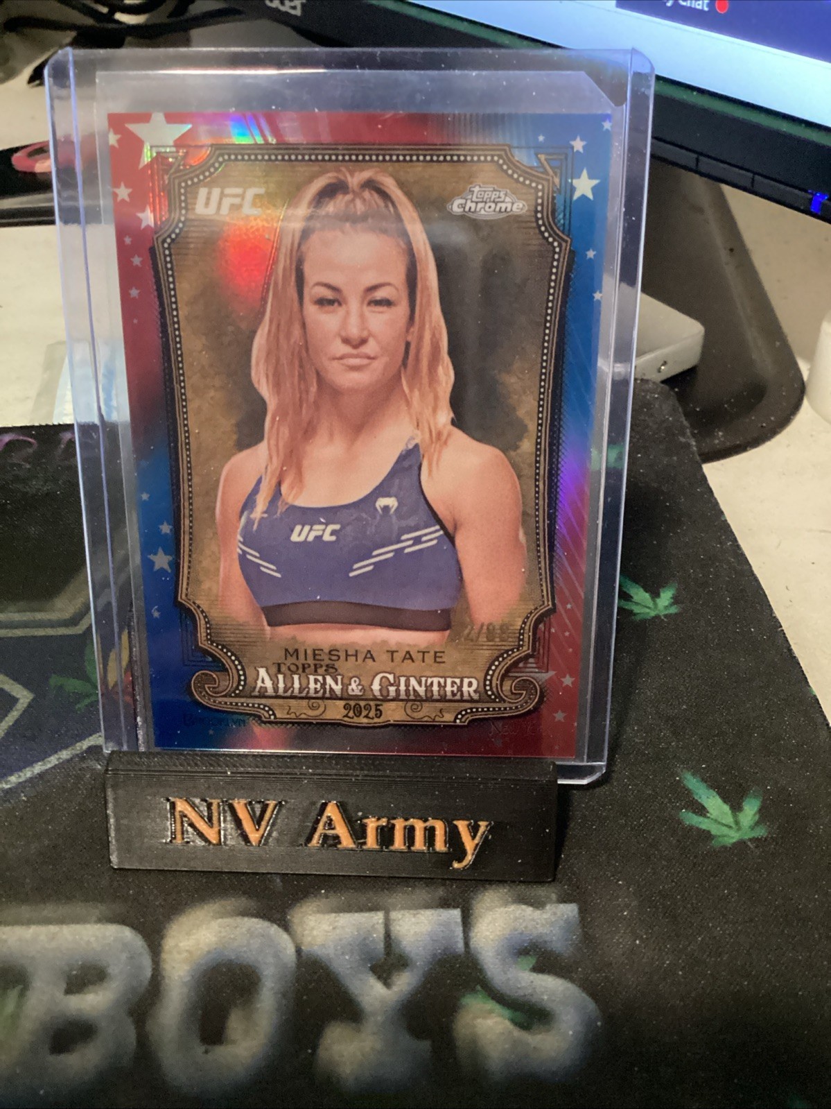 Miesha Tate 2025 Topps Chrome UFC #AAG-6 Allen & Ginter Price Guide ...