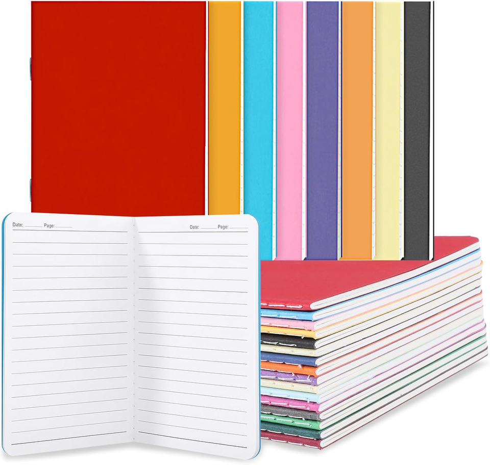 16 Pack Mini Notebooks Bulk, Mini Pocket Notebooks for Kids Small Lined ...