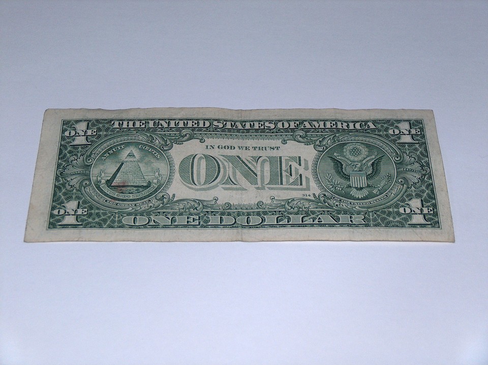 2009 $1 Bill US Note 1940s Birthday Date Year 1944 19440791 Fancy Money ...