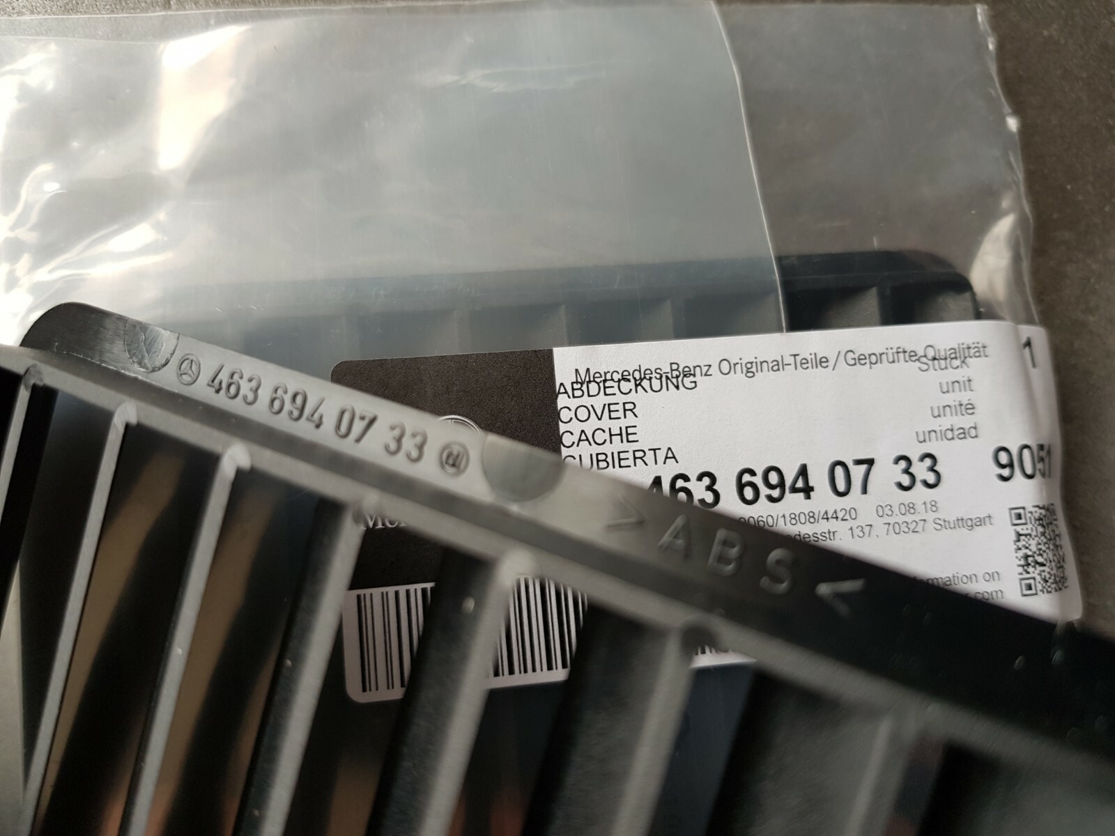 Genuine Mercedes W461 W463 Vent grill A46369407339051 (pair) | eBay