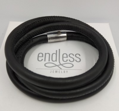 Endless Jewelry. Bracelet 3 Turns. 60 Cm. Black. | eBay UK