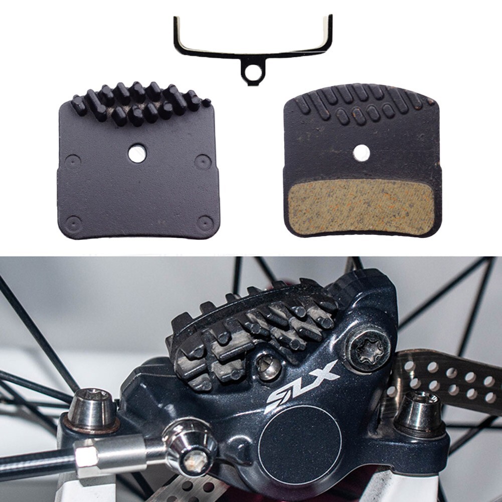 MTB Resin Cooling Fin Brake Pads Improved Performance for Shimano M7120 ...