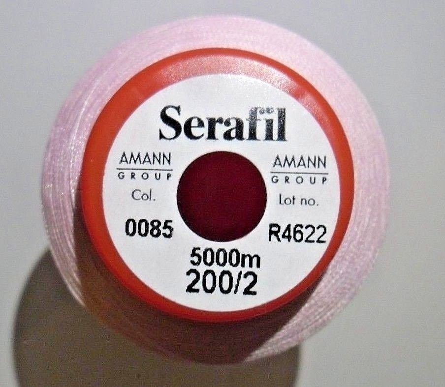 AMANN SERAFIL THREAD, 200 WR 5000M, WATER REPELLENT THREAD, BABY PINK ...