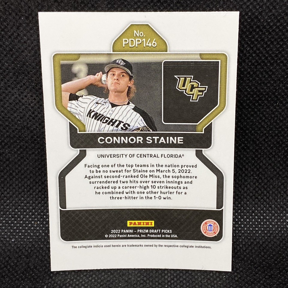 2022 Prizm Draft Picks Connor Staine Colorado Rockies Rookie #146 | eBay