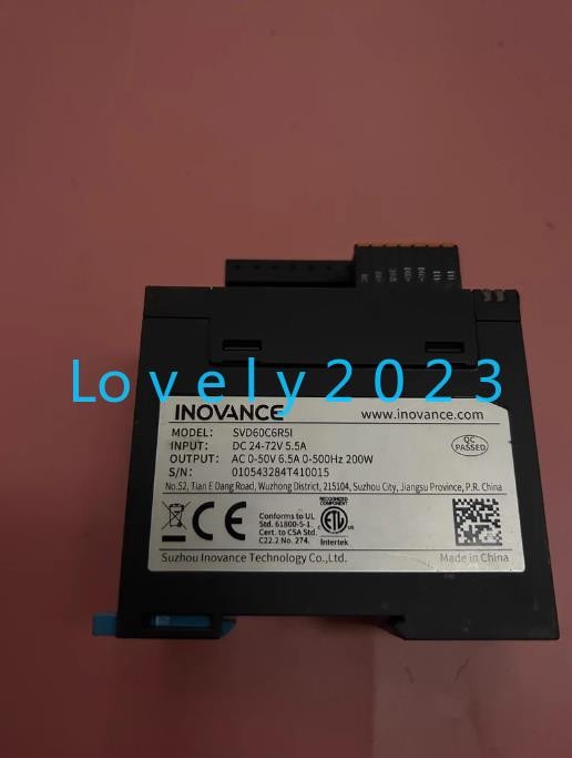 1pc used Inovance Drive SVD60C6R5I 200W | eBay