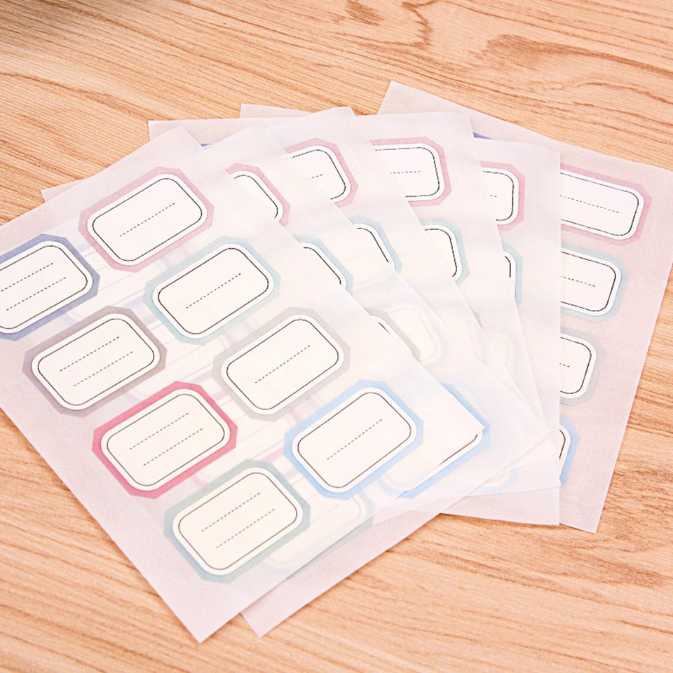Letter Stickers Paper Mailing Labels for Envelopes Blank Waterproof ...