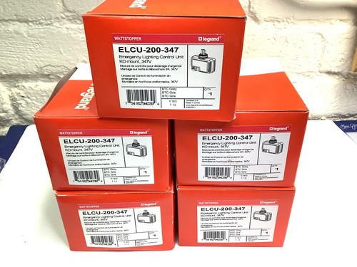 5Packs Legrand ELCU-200-347 Emergency Lighting Control Unit Wattstopper ...