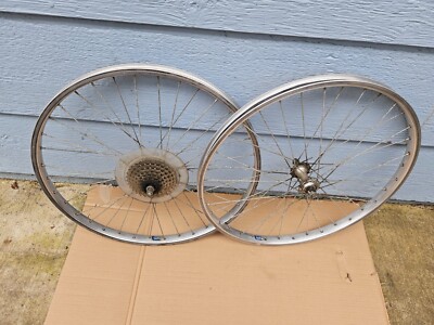 Vintage 26" Rigida Mountain Bike Wheelset Alloy w/ Maillard Diabolo ...