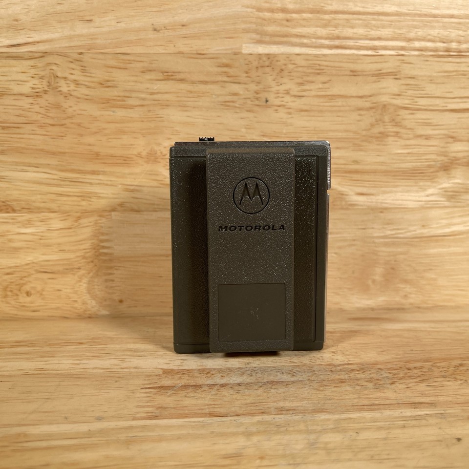 Vintage Motorola A01AGC1568A Black Portable Radio Relay FCC Receirver ...