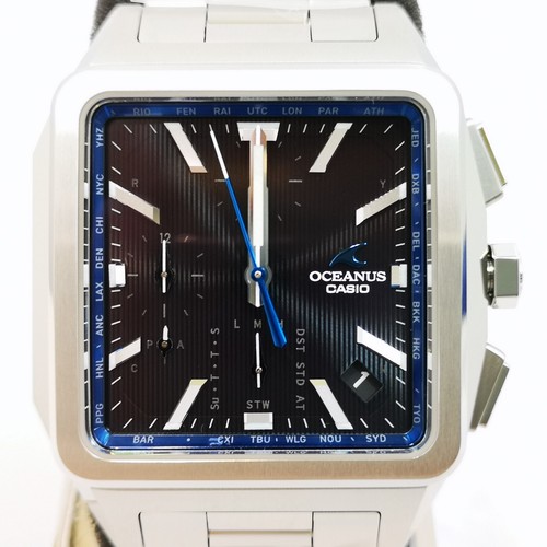 CASIO OCEANUS Classic Line OCW-T5000-1AJF Black Bluetooth Men's Watch ...