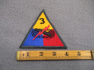 US Army 3rd Armored Division Patch S6.. | eBay