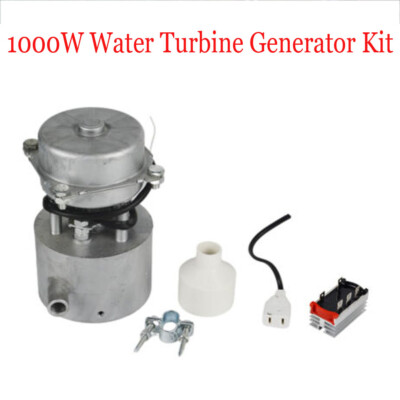 1000W Water Turbine Generator Kit Hydroelectric Wheel Electric Power ...