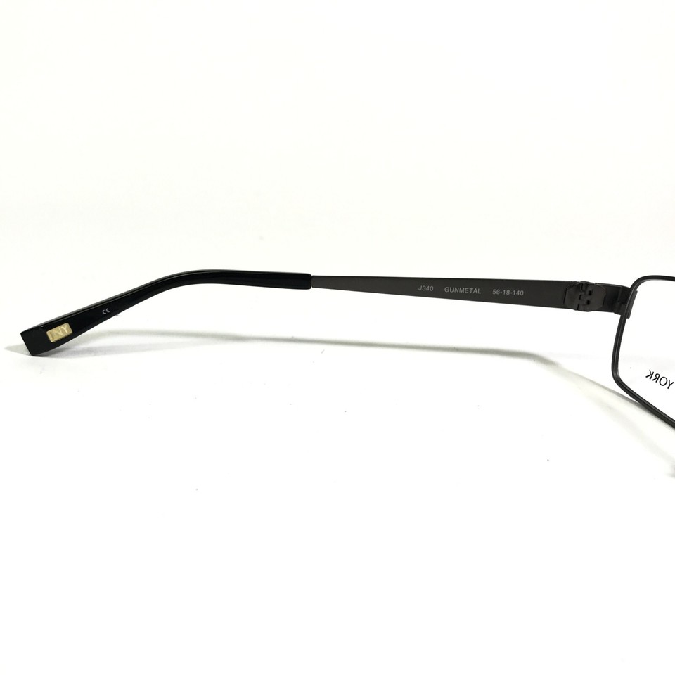 Jones New York Eyeglasses Frames J340 GUNMETAL Grey Rectangle Full Rim ...
