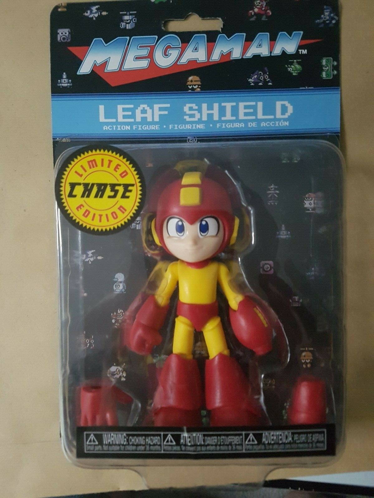 Megaman Action Figure Leaf Shield Rare! Limited Edition Chase Variant ...