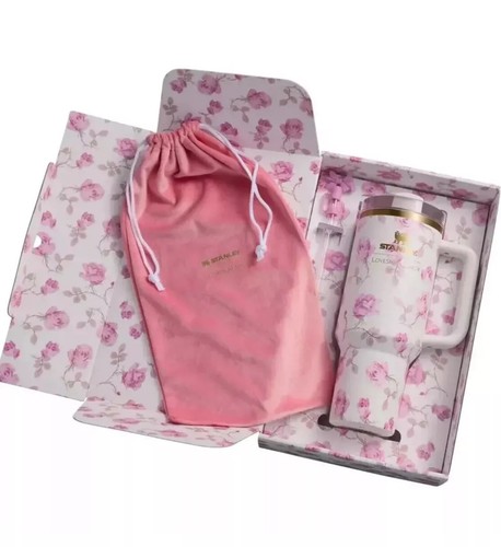 💕Stanley LoveShackFancy Ribbon Rosa Quencher 40 oz On Hand💕 | eBay