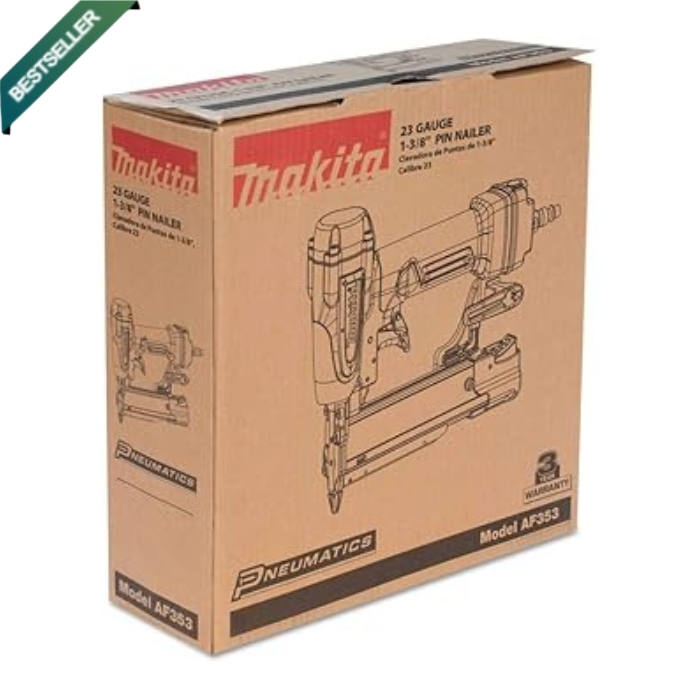 100% Genuine Makita AF353 23G Pin Nailer Gun – Professional Grade ...