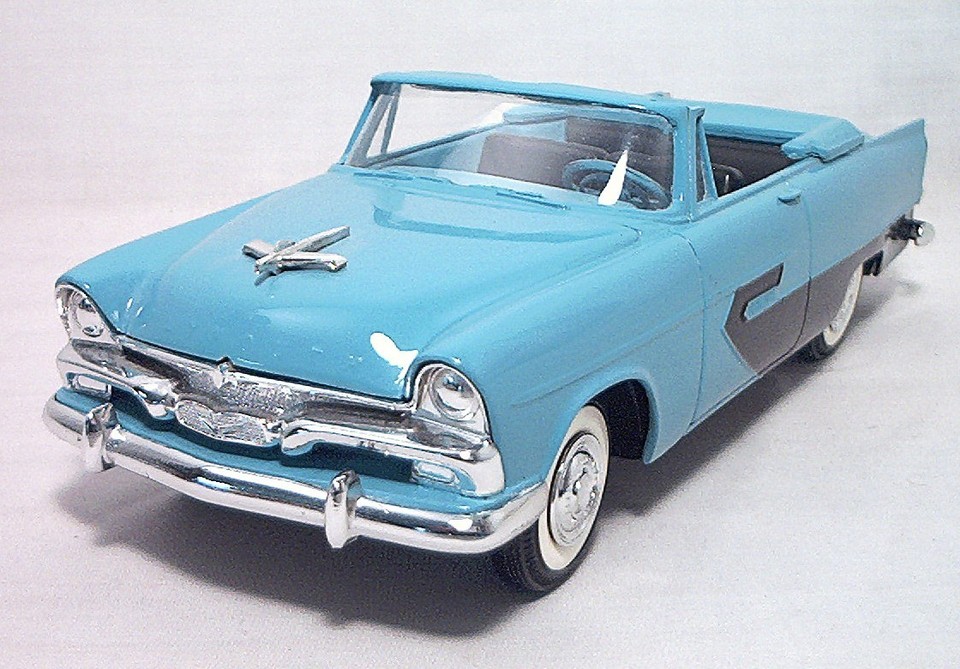 MEMORY LANE MODELS LIGHT BLUE/BLACK 56' PLYMOUTH BELVEDERE CONVERTIBLE ...