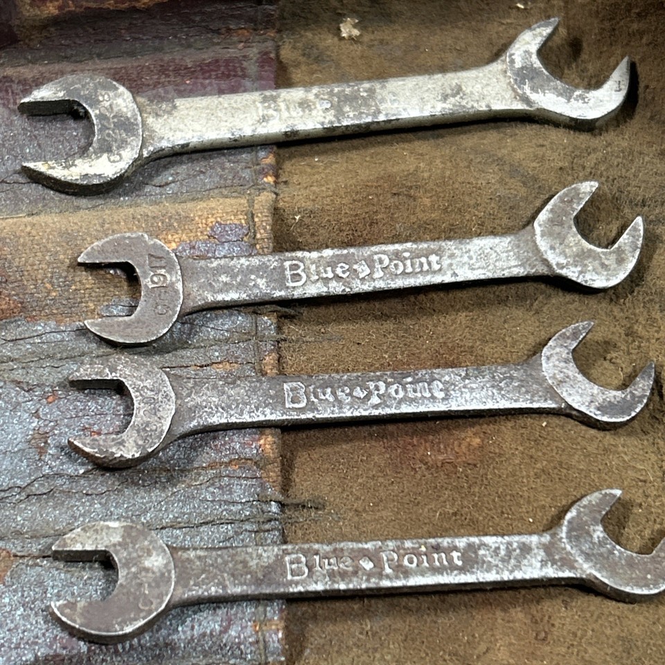 Vintage BLUE POINT (lot of 7) Ignition Wrench Set, USA | eBay