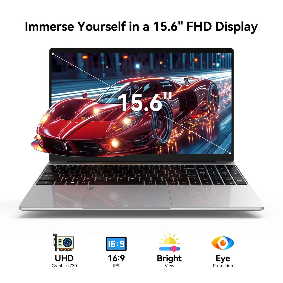 HOT LENO 15.6" Laptop Windows 11 32GB 2TB Core I9 9900 Computer ...