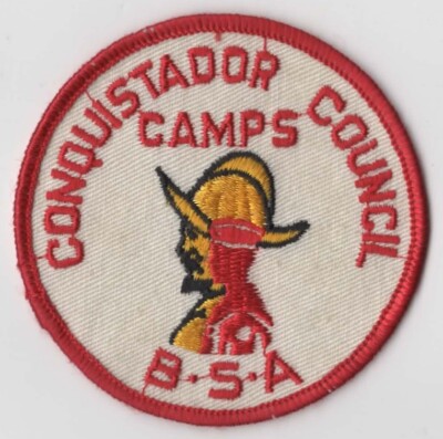 BSA Camps Conquistador Council BSA Patch RED Bdr. [CA3640] | eBay