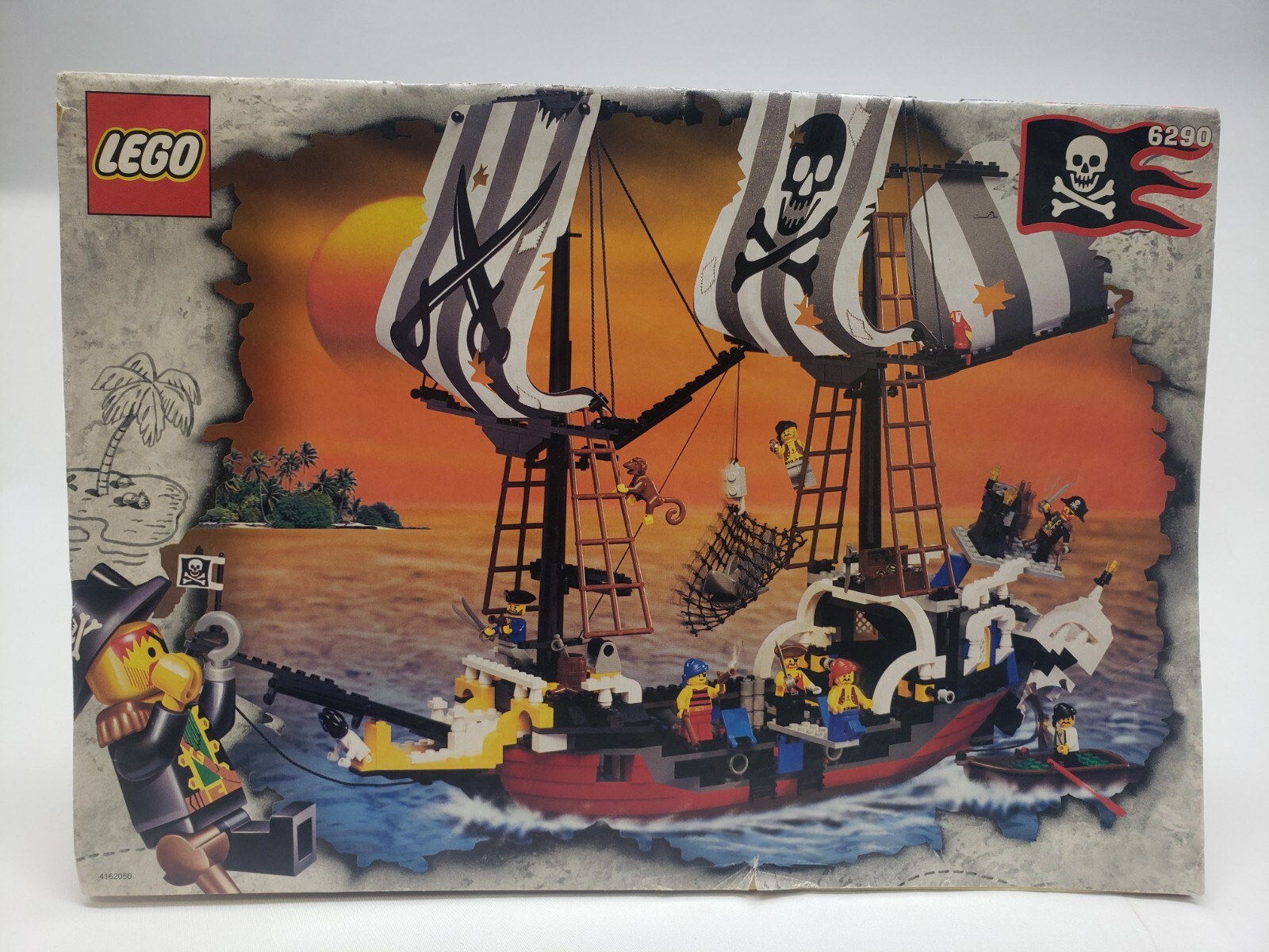Lego Pirate Ship 6290 Red Beard Runner Instruction Manual 2001 Rare | eBay