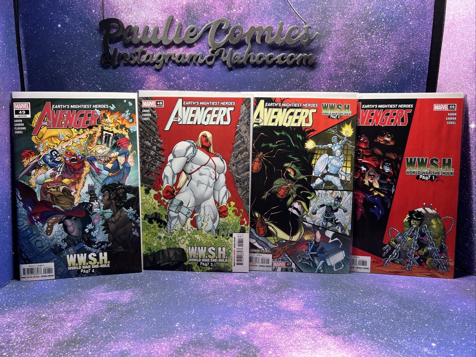 Avengers #46-49 47 48 Fulll World War She Hulk 1-4 Marvel Comics | eBay