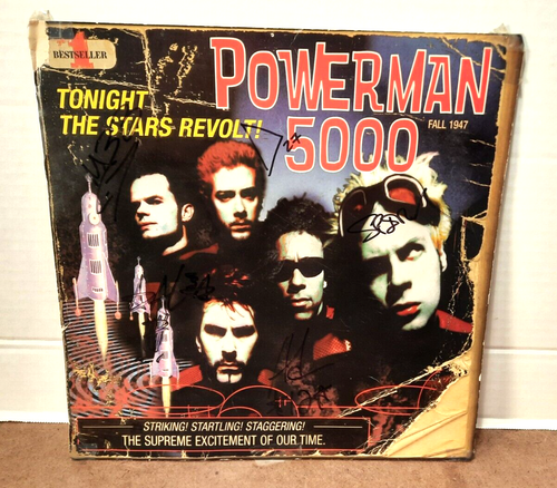 Powerman 5000 All Autographed/Signed 12x12 Poster Spider One | eBay