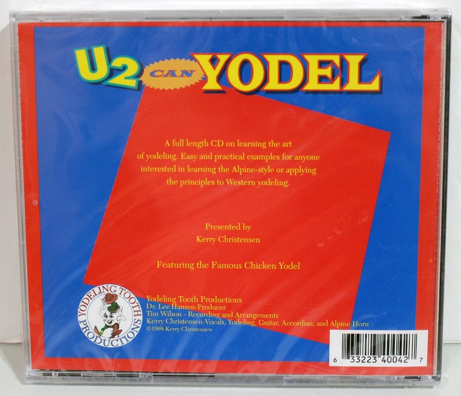 U 2 Can Yodel - CD - NEW by Master Yodeler Kerry Christensen NEW/SEALED ...