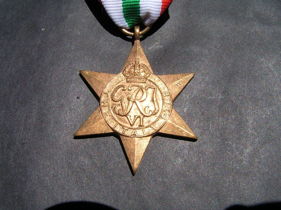 WW2 Italy star, genuine full-size British, Anzac 1943-45 medal unnamed. | eBay Australia