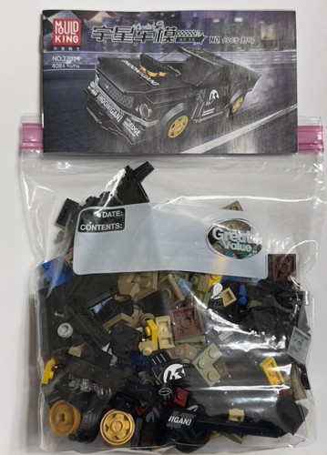 Mould King Hoonigan #43 Mustang Drift Car Building Block Set 400 ...