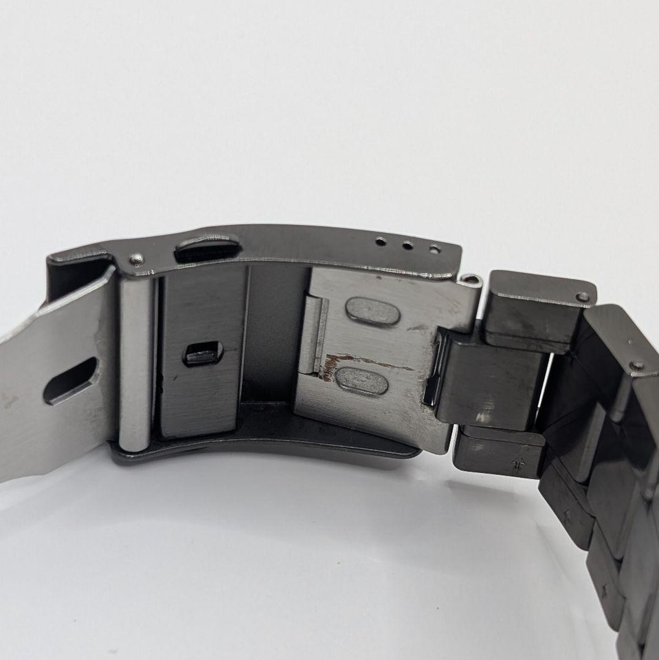 Bulova 98B229 Precisionist Chronograph Men’s Watch Used Rare Gray Strap ...