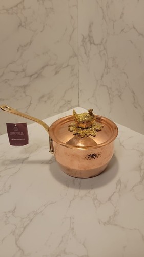 Brand New Ruffoni 2.5 qtr. saucepan with "Turkey" Handle on Lid copper ...