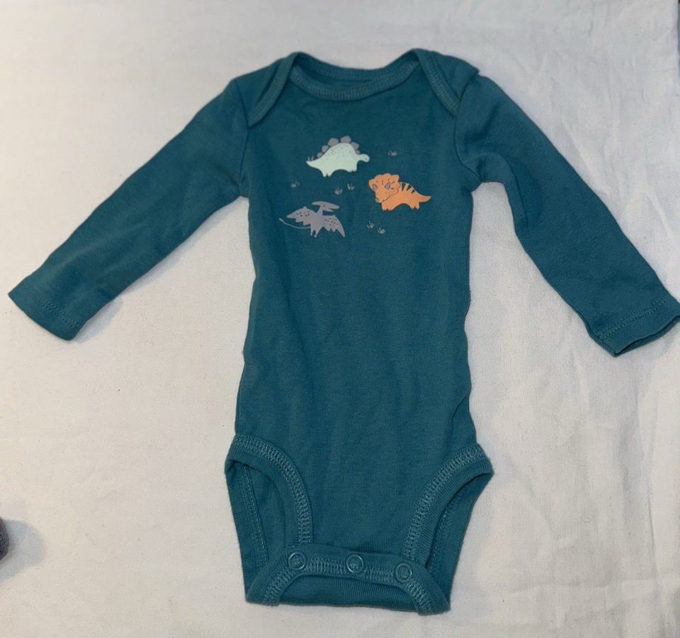 lot newborn baby Boy Short/long Sleeve/Pants /Bodysuits Dinosaur stars ...