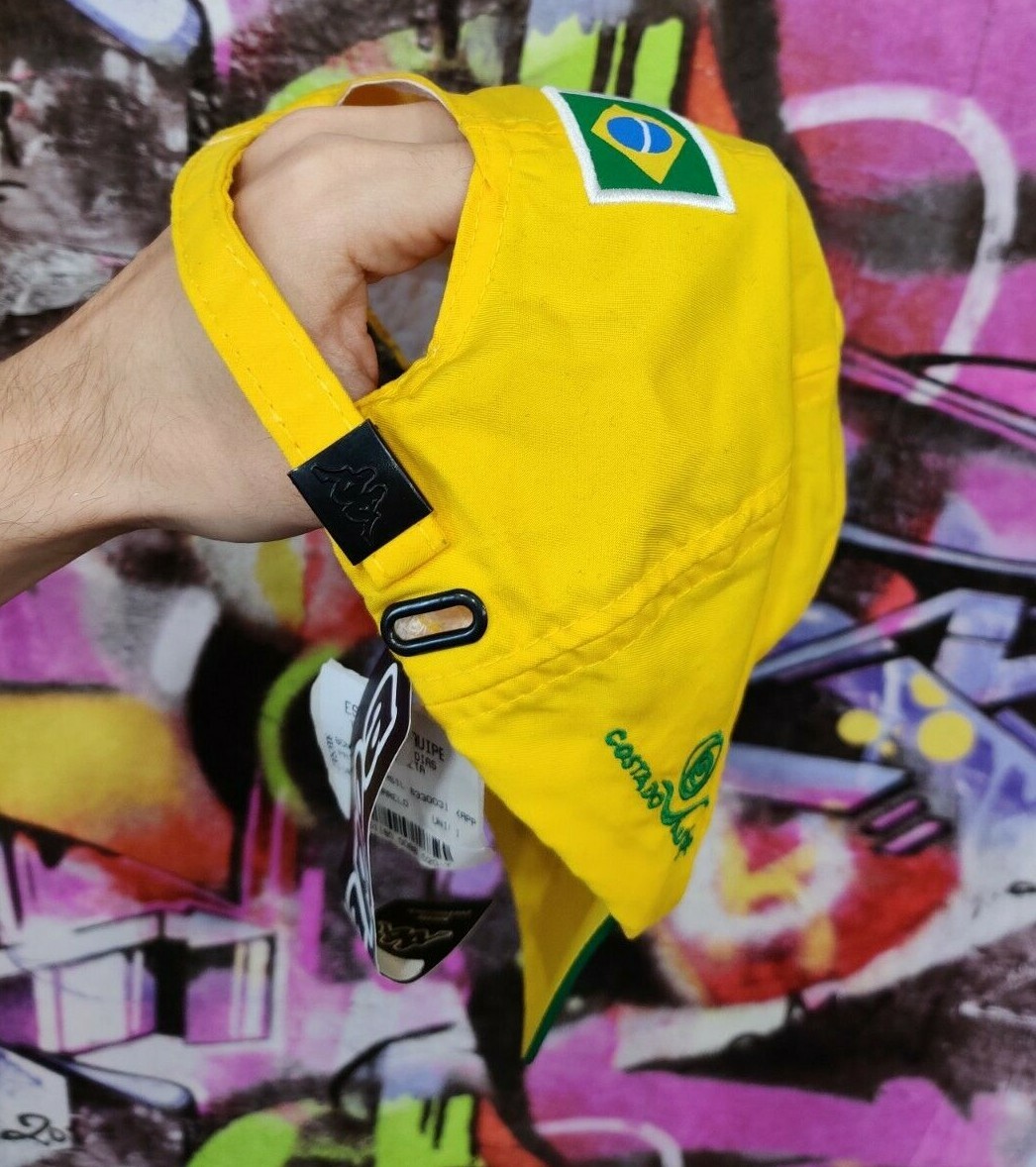 Brazil National Football Team Soccer Snapback Cap Hat Vintage Rare Old ...