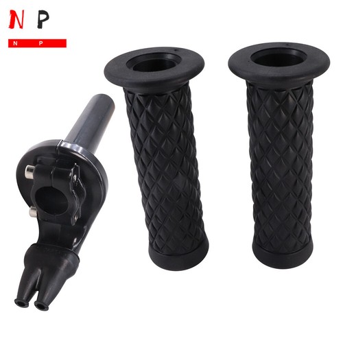Motorcycle Hand & Twist Throttle Accelerator Grip 7/8" 22mm For Honda ...