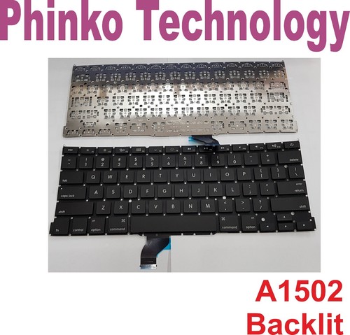 Keyboard Apple Macbook Pro Retina 13.3" A1502 2013 2014 2015 backlit ...