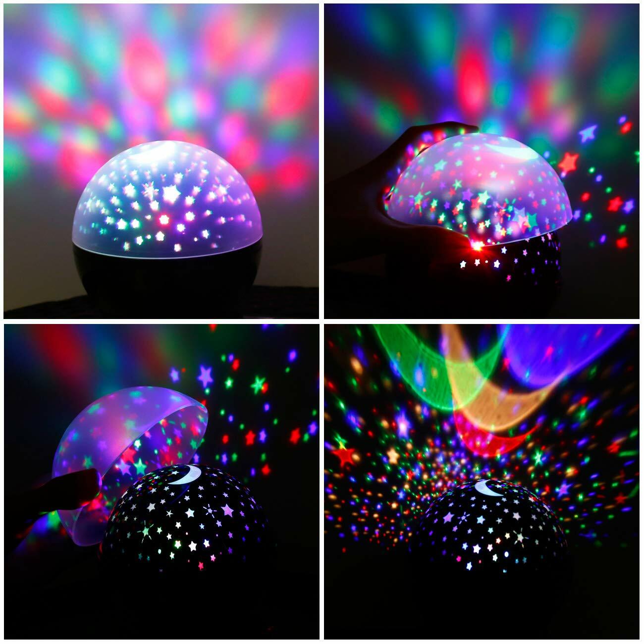 Calming Autism LED Light Sensory Projector Sky Star Night Lamp + Music ...