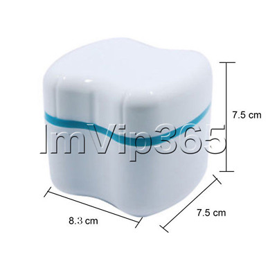 Denture Box Container Dental False Tooth Bath Case Rinsing Basket ...