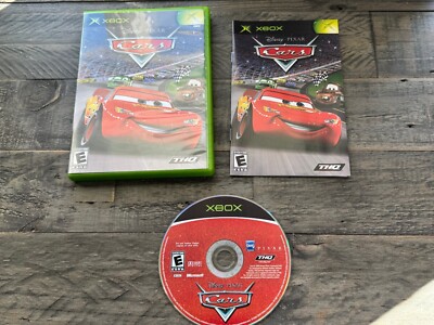 Disney Pixar Cars (Original Xbox) Black Label Case & Disc TESTED ...