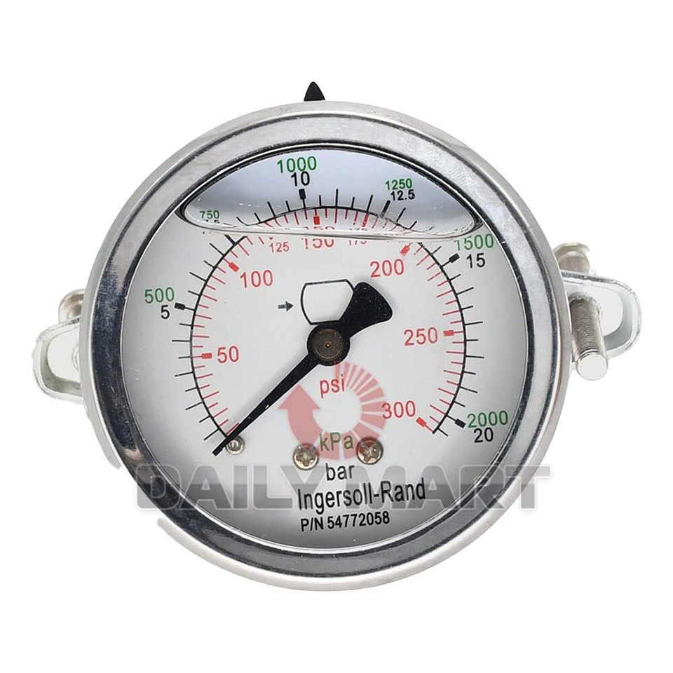New In Box INGERSOLL RAND IR 54772058 Pressure Gauge | eBay