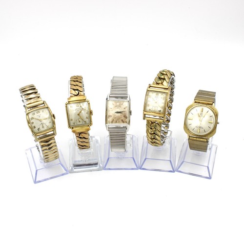 Vintage Elgin & Lord Elgin Quartz Stretch Bands Men's Watches Lot of 5 ...