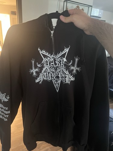 Dark Funeral Zip-Up Hoodie Black Metal, Where Shadows Forever Reign ...