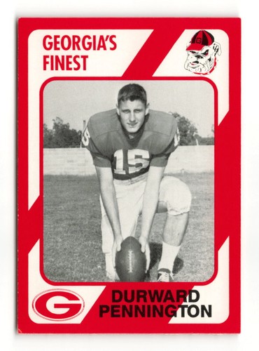 DURWARD PENNINGTON JR GEORGIA BULLDOGS 1989 #60 | eBay