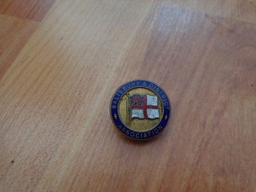 Vintage Salisbury & Distrikt Association Militart Marine Emaille Anstecker | eBay.de