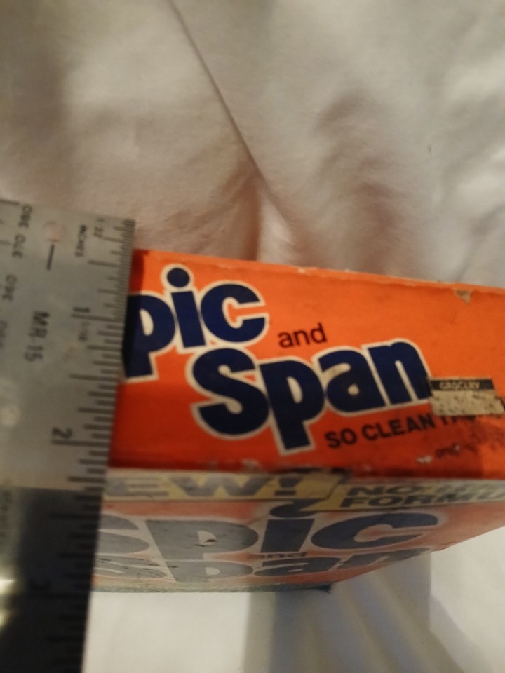 Vintage Spic & Span Cleaning Powder No Rinse 27 Ounce Opened Box Mostly ...
