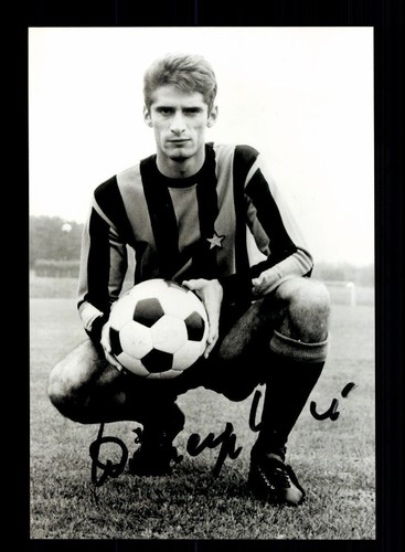 Angelo Domenghini Italy Vice World Champion 1970 Photo Original Signed ...